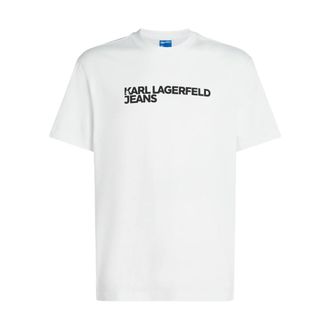 Karl Lagerfeld Homme, Tops, Blanc, Taille: XL T-shirts