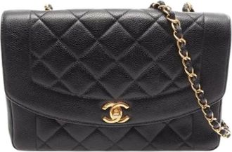 Chanel Sac port&eacute; &eacute;paule Pre-owned - Femme - Pre-owned - Noir - Taille: ONE Size