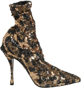 Dolce & Gabbana Femme, Chaussures, Jaune, Taille: 38 EU Bottines Courtes