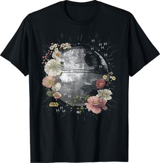 Star Wars Floral Death Star T-Shirt