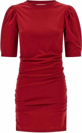 Isabel Marant Robe Au Genou - Rouge