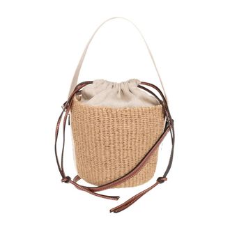 Chlo&eacute; Woody Small Bucket Bag - - Bags - Damen - Beige - ONE SIZE