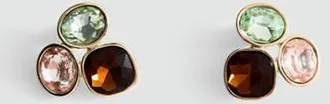 Mango Kombinierte Kristallstein-Anh&auml;nger gold - Damen - Einheitsgr&ouml;&szlig;e - MANGO
