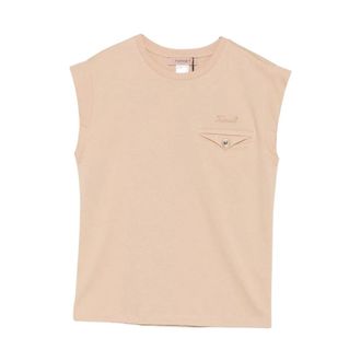 Twinset Femme, Tops, Beige, Taille: 42 FR T-Shirt