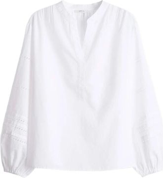 OPUS Bluse lange mouw - - Blouses & Shirts - Damen - Wei&szlig; - L