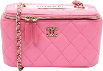 Chanel Sac bandouli&egrave;re vintage doccasion - Femme - Pre-owned - Rose - Taille: ONE Size