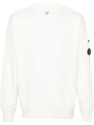 C.P. Company sweat &agrave; verre de lunettes signature - Blanc