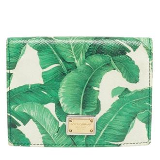 Dolce & Gabbana Porte-cartes Pre-owned - Femme - Pre-owned - Vert - Taille: ONE Size