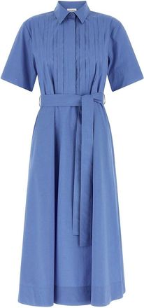 P.A.R.O.S.H. P. A.R. O.S. H. Robe Au Genou - Bleu Clair