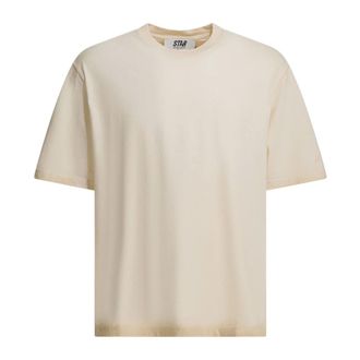 Golden Goose Homme, Tops, Blanc, Taille: L Star T-shirt