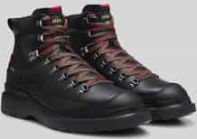 HUGO BOSS Boots aus Kalbnappa mit Profilsohle