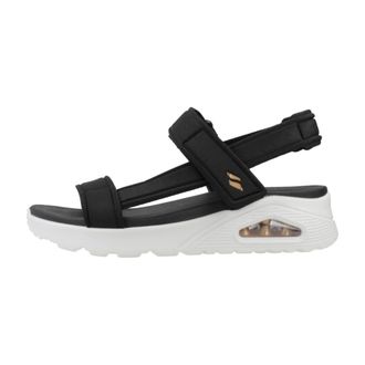 Skechers Femme, Chaussures, Noir, Taille: 41 EU Sandales Plates et &Eacute;l&eacute;gantes pour Femmes