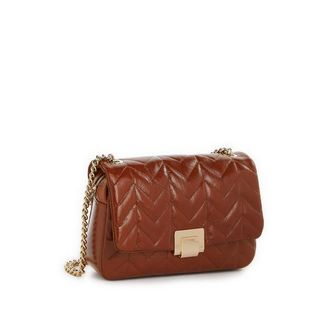 Saison 1865 Ella-Umh&auml;ngetasche aus Leder - Braun