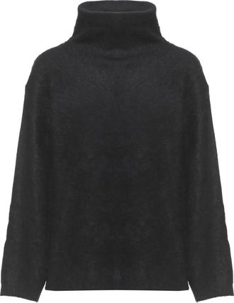 KANGRA Femme, Pulls, Noir, Taille: 36 FR Pull &agrave; col roul&eacute;