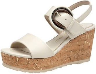 Marco Tozzi Femme Sandale 2-28306-44, cr&egrave;me, 39 EU