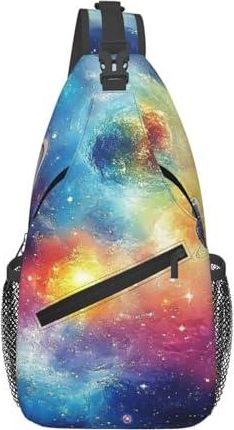 Generic Galactic Space Sac &agrave; bandouli&egrave;re de voyage pour homme Sac &agrave; dos de randonn&eacute;e