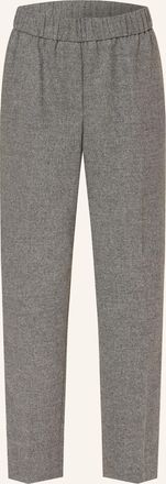 PESERICO Peserico Flanell-Culotte Mit Schmucksteinen grau