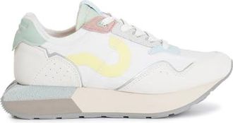 Caf&egrave;noir Chaussures De Course en Tissu Et Daim, pour Femme, Couleur Blanc, Taille 41