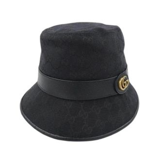 Gucci Pre-owned GG Canvas Bucket Hat - - Pre-owned - Damen - Schwarzk - ONE SIZE
