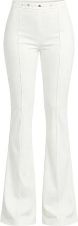 Elisabetta Franchi Weite Hosen - - Trousers - Damen - Wei&szlig; - L