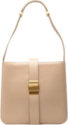 Bottega Veneta Sac port&eacute; &eacute;paule Pre-owned - Femme - Pre-owned - Beige - Taille: ONE Size