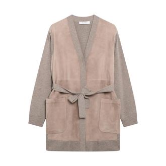 Max Mara Cardigan Soliveto - Femme - Pulls - Beige - Taille: 36 FR