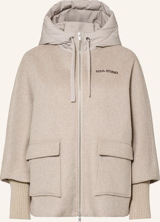 Smith & Soul Jacke Im Materialmix beige