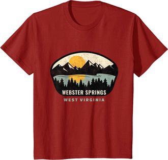 Whyitsme Design Webster Springs West Virginia, WV Urlaub Souvenir T-Shirt