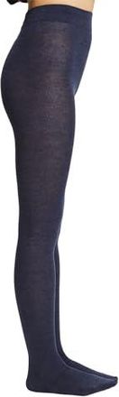 Esprit Plain W Ti coton laine unis 1 paire, Collants Femme, Bleu Navy Melange 6127-O, 36-38