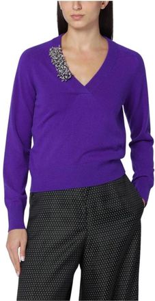 Dries Van Noten Femme, Pulls, Violet, Taille: 40 FR Dries Van Noten Sweaters