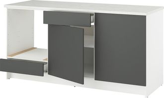 IKEA KNOXHULT Unterschrank mit Türen+Schublade