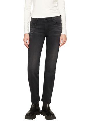 s.Oliver Jeans Karolin/Regular Fit/Mid Rise/Straight Leg/mit Schmucksteinen