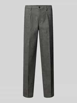 Profuomo Hose mit B&uuml;gelfalten und Ges&auml;&szlig;taschen