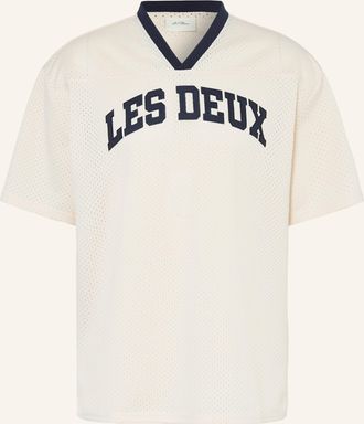 Les Deux T-Shirt Bronson Aus Mesh beige