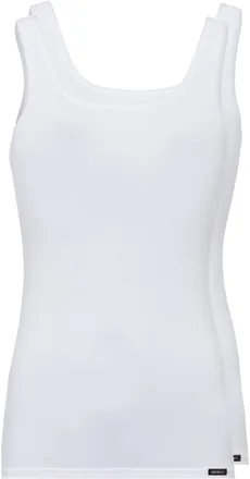 Skiny Unterhemd SKINY Cotton Advantage, Damen, Gr. 38, N-Gr, wei&szlig;, Obermaterial: 96% Baumwolle, 4% Elasthan, unifarben, figurbetont, Rundhals, Unterhemden U