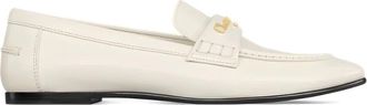 Dior Femme, Chaussures, Blanc, Taille: 38 EU Leather Mocassins