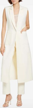 Toccin manteau à simple boutonnage Longline - Tons neutres