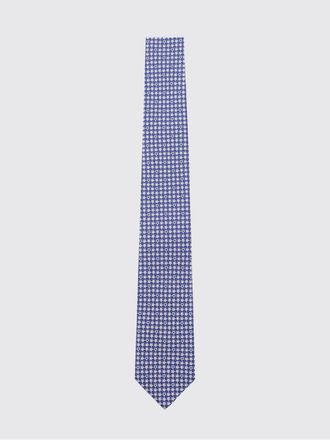 Ferragamo Seidenkrawatte mit grafischem Gancini-Print