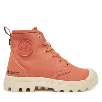 Palladium Schnürstiefeletten Palladium Pampa Hi Zip Organic 79101-666-M Orange