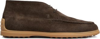 Tod's Stiefel mit Schn&uuml;rung - Braun