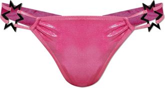 Misbhv Misbhv, Femme, Maillots de bain, Rose, Taille: 36 FR Bas de bikini &agrave; d&eacute;tails &eacute;toiles