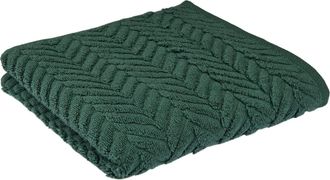 ROSS Uni Handt&uuml;cher Sensual Skin 9001 Zopfmuster moosgr&uuml;n, Handtuch 50x100 cm