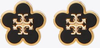 Tory Burch Damen Forget Me Not Emaille-Ohrstecker