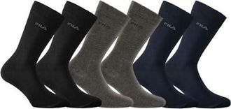 Fila Chaussette Homme Sport - Lot de 6 - Chaussettes Hautes Homme, Tennis 43/46