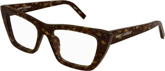 Saint Laurent Mica Optischer Rahmen - - Accessories - unisex - Braun - 53 MM