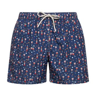 MC2 Saint Barth Homme, Maillots de bain, Multicolore, Taille: L Lighting Micro Swim Shorts