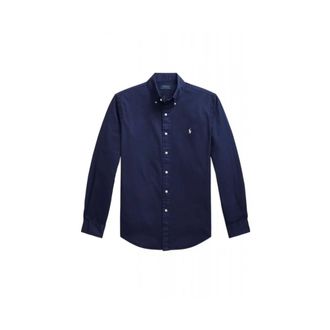 Ralph Lauren Logo Shirt - - Shirts - Herren - Blau - L