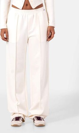 Sixth June Pantalon de jogging nervur&eacute; avec motif 6 et coeurs - Blanc