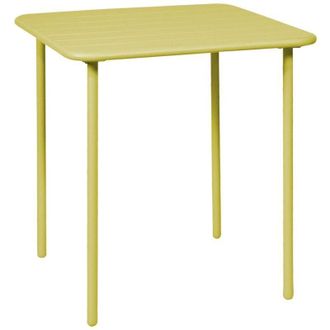 Sweeek Gartentisch aus Stahl 2 Pl&auml;tze