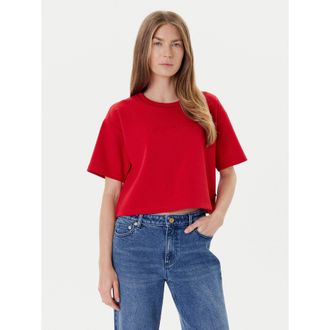 Michael Kors T-Shirt MT551T65MF Rot Relaxed Fit